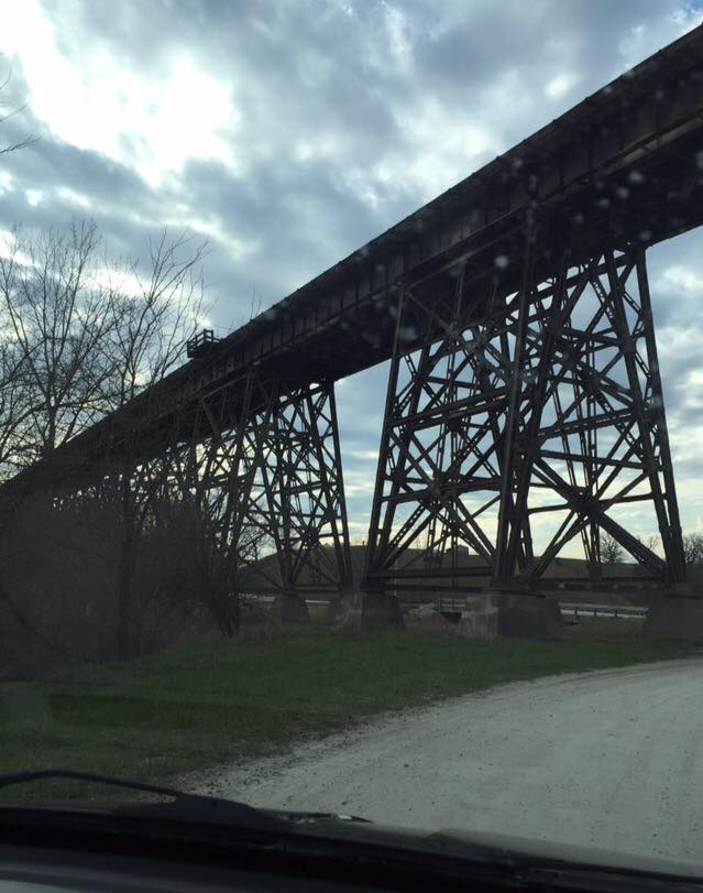 Industrial History: 1894,1907+2018 BNSF/Santa Fe Trestle near Media, IL