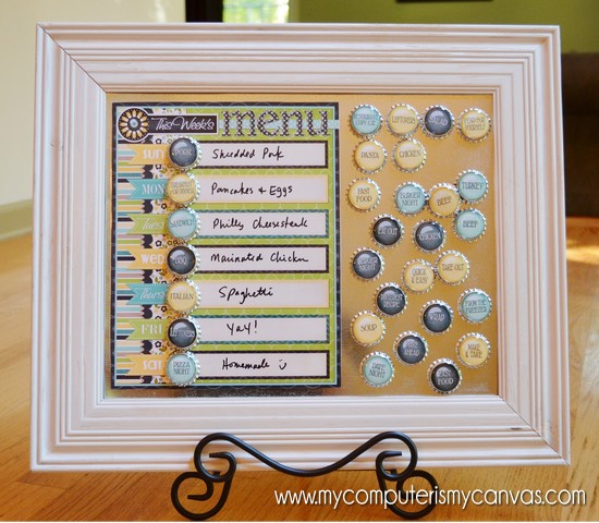 {NEW} Menu Planner with Magnets! - My Computer is My Canvas