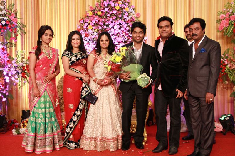 GV Prakash Saindhavi Wedding Reception Photos Gallery