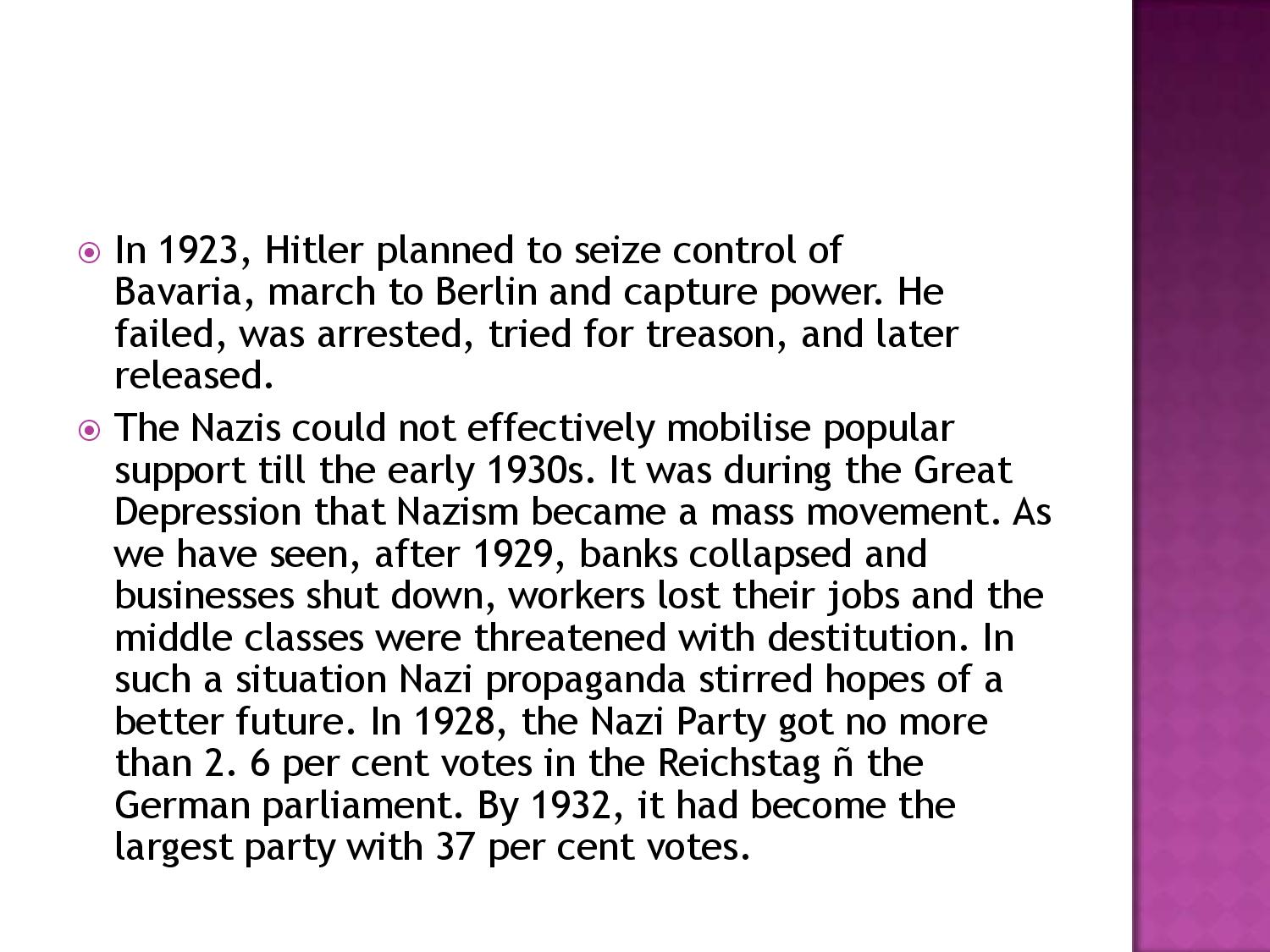 Nazism and the Rise of Hitler Class 9th (History) Part -1