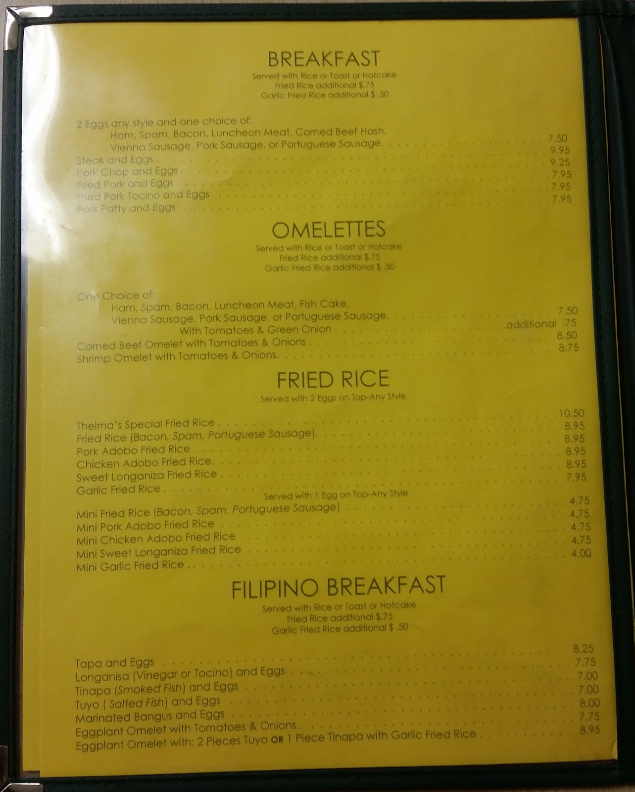 My Summer Vacation: Thelma's Restaurant