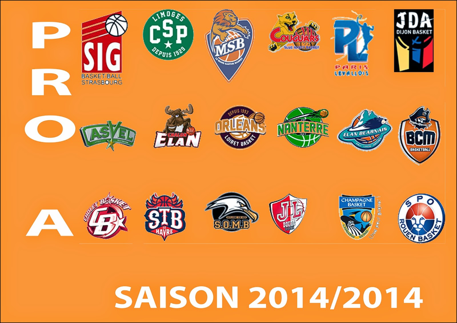 BASKET PRO A SAISON 2014/2015