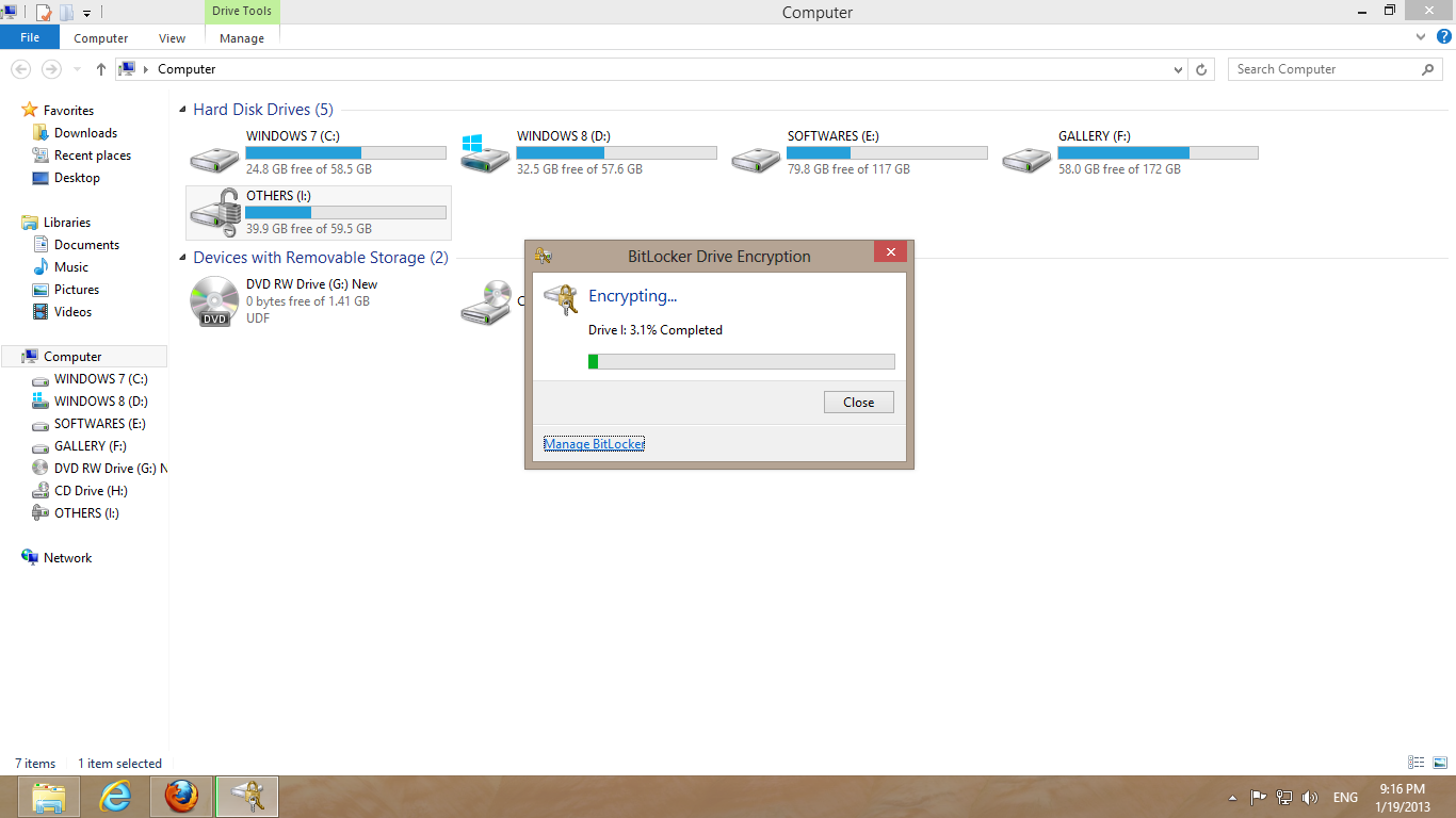 An Exciting Stuff: Password protect your drive using BitLocker Drive ...