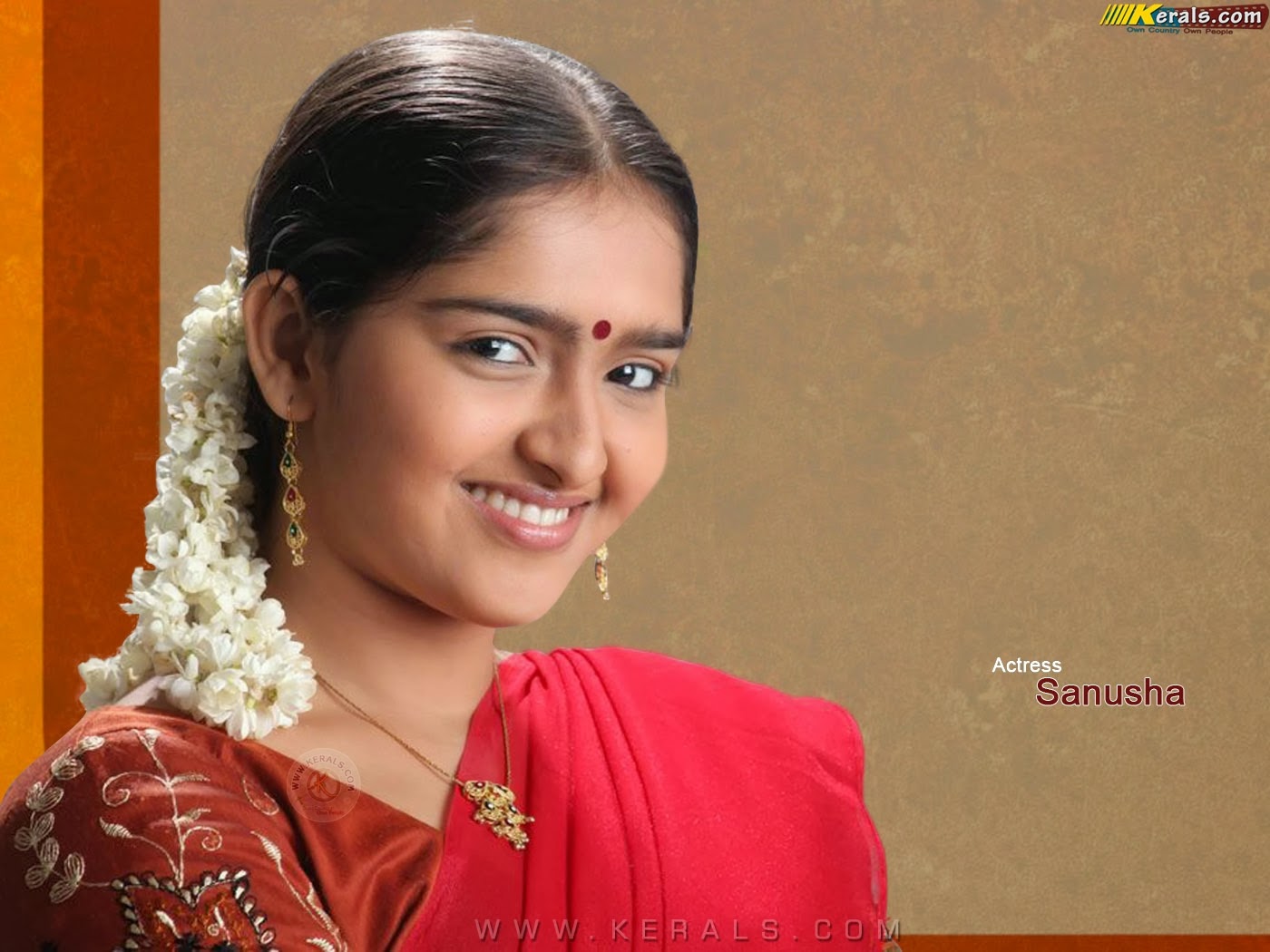The Cute Malayalam Actress Sanusha HD Images - Everything 4u