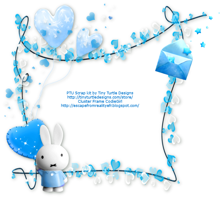 Escape From Reality Blog: FTU 'Aqua Love' Cluster & Cluster Frames