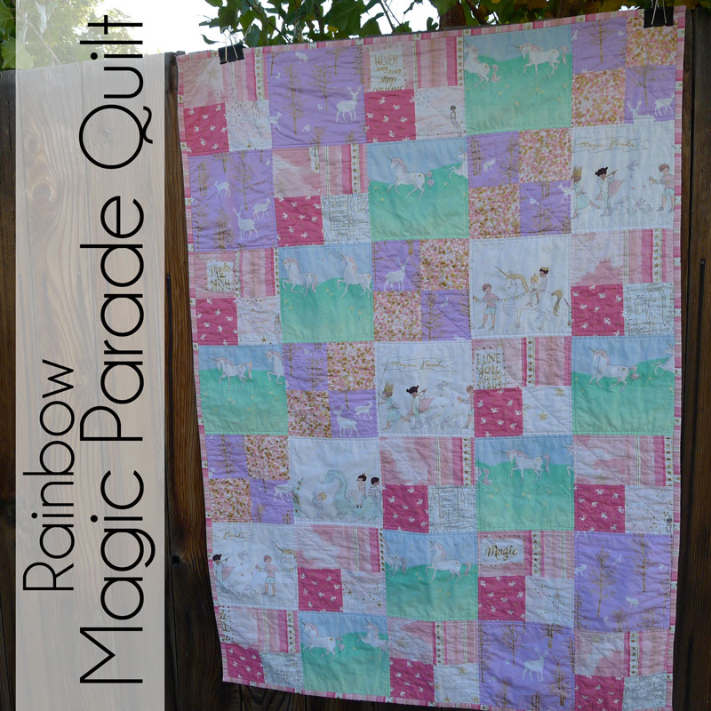 Pieces by Polly: Rainbow Sarah Jane Magic Quilt