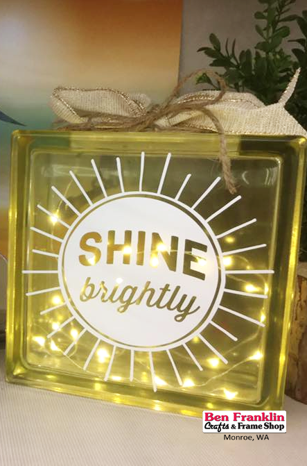 Ben Franklin Crafts and Frame Shop, Monroe, WA: Color Glass Blocks with ...