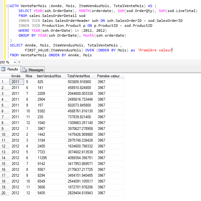 SQL Québec: Les fonctions analytiques de SQL Server