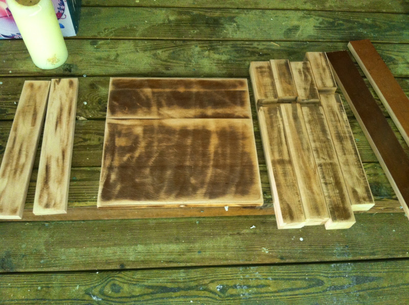 Southern Charm: Repurposed Heirloom Wood End Table