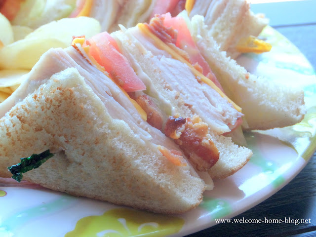 Welcome Home Blog: Classic Triple Decker BLT Turkey Club