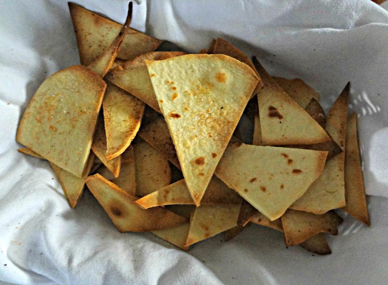 The Cooking Actress: Homemade Baked Tortilla Chips