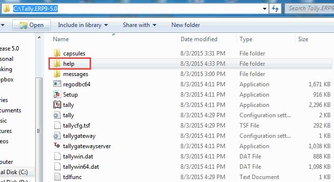 How to use Help (user manual) of Tally.ERP 9 in offline mode in Release ...