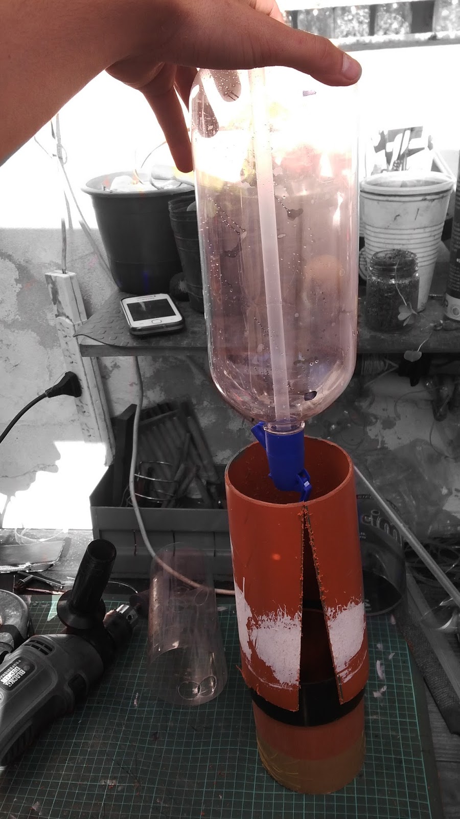 CreacionesExperimentales: Techo - laminas de PET vinculadas por pico y ...