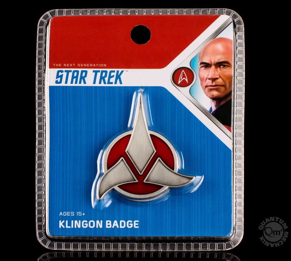 The Trek Collective: QMx Worf sculpture and Klingon badge available now