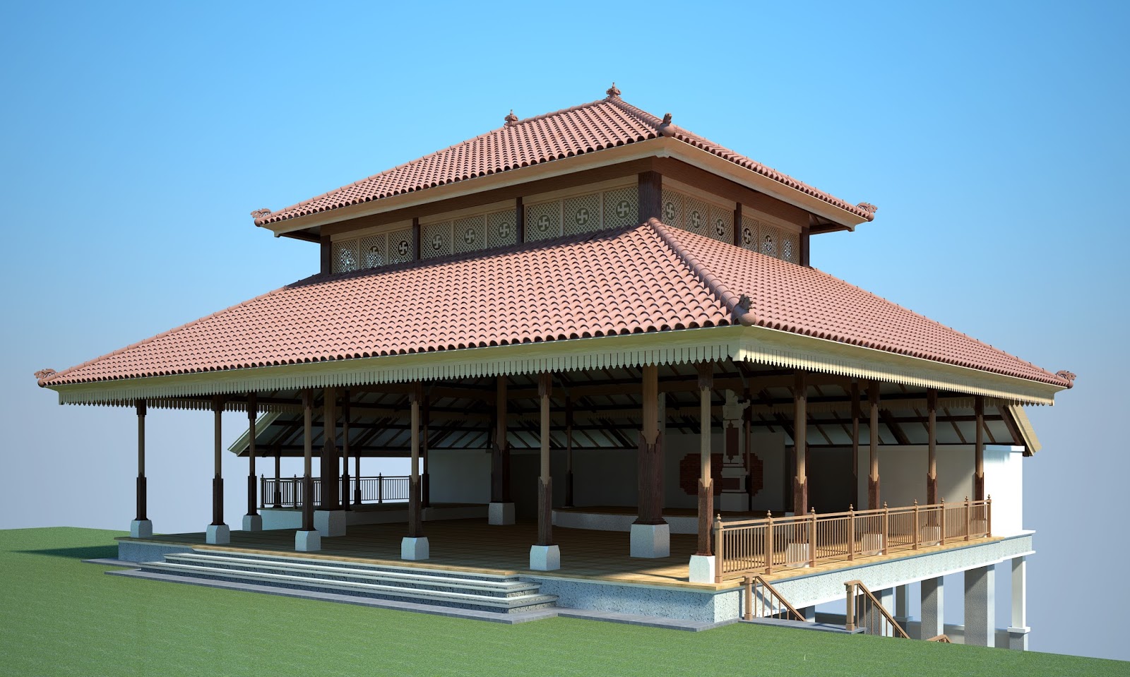 Wantilan Bale Banjar Bali