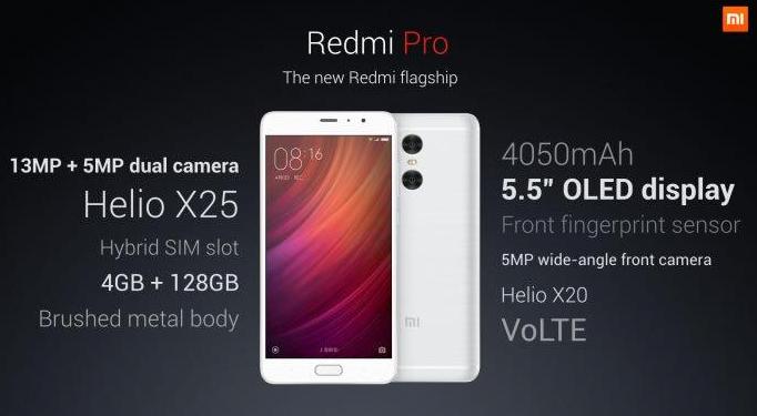 American Deals: Reducere Xiaomi Redmi Pro, OLED sticlă curbată, 4GB, 64GB, Helio X25 deca-core ...