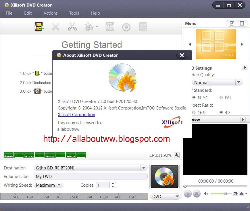 Xilisoft dvd creator 7 v7 1 0 20170530 incl keygen lz0 : badpuffher