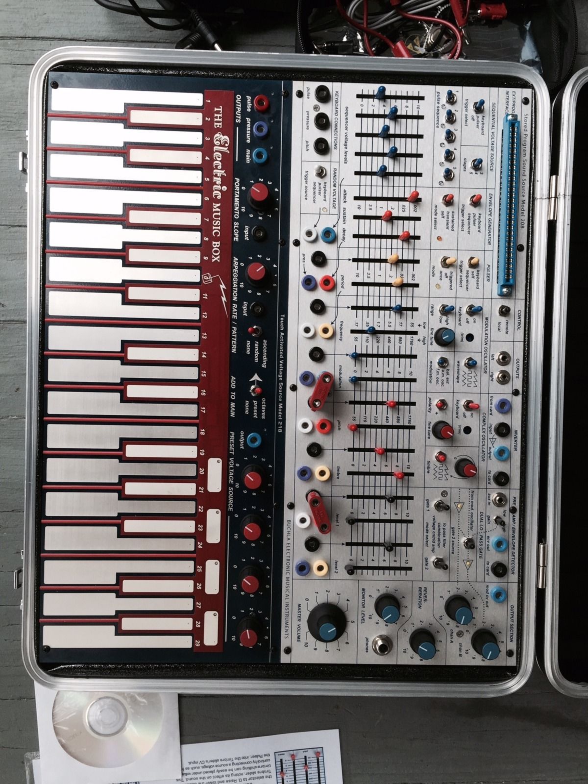 MATRIXSYNTH: Buchla Music Easel Analog Suitcase Modular Synthesizer ...