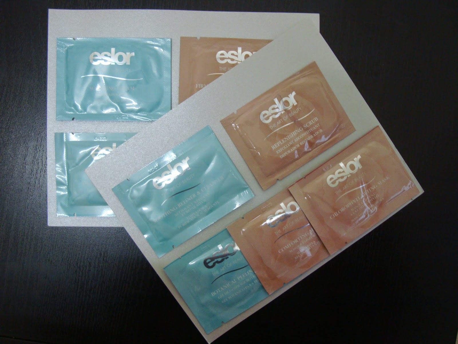 little white truths: Eslor skincare sample pack
