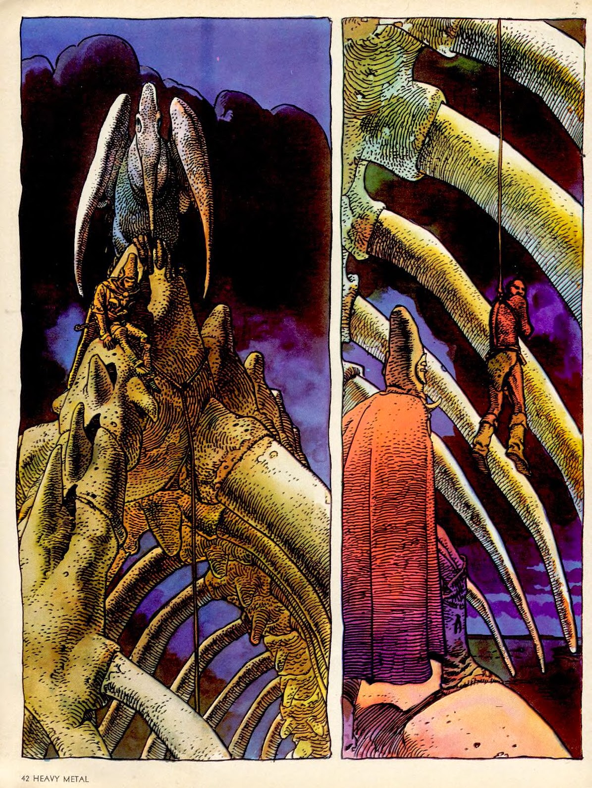 Head Medicine's Museum of International Comic Art: Moebius - "Arzach ...