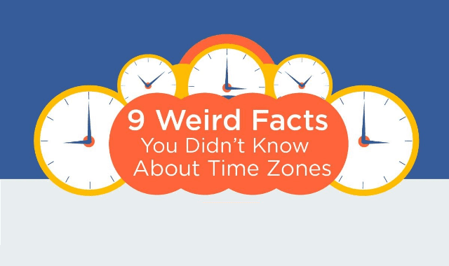 9 Weird Facts You Didn’t Know About Time Zones #Infographic - Visualistan