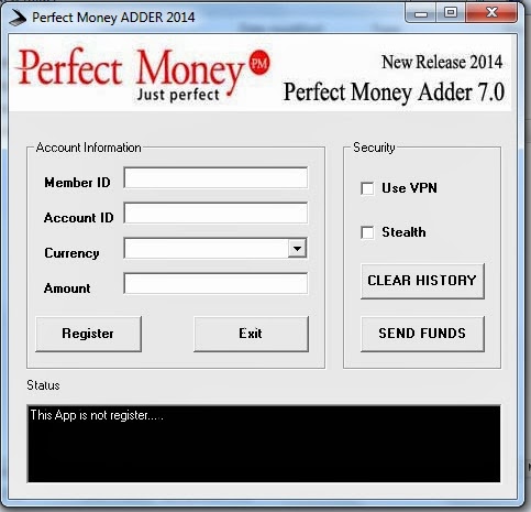 PERFECT MONEY ADDER 7.0 | Increase Your Money Balance Easily
