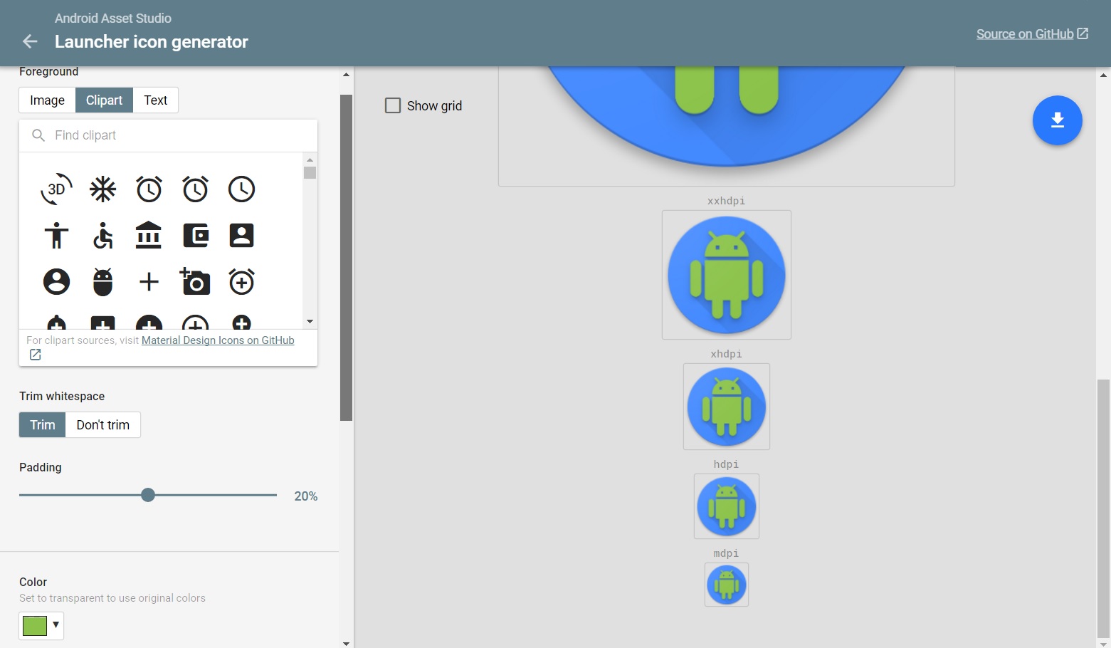 Easily create an app icon for your mobile app