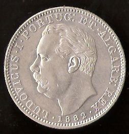 Portuguese India Uma Rupia Silver Coin 1882 | Indian Rupee on Internet