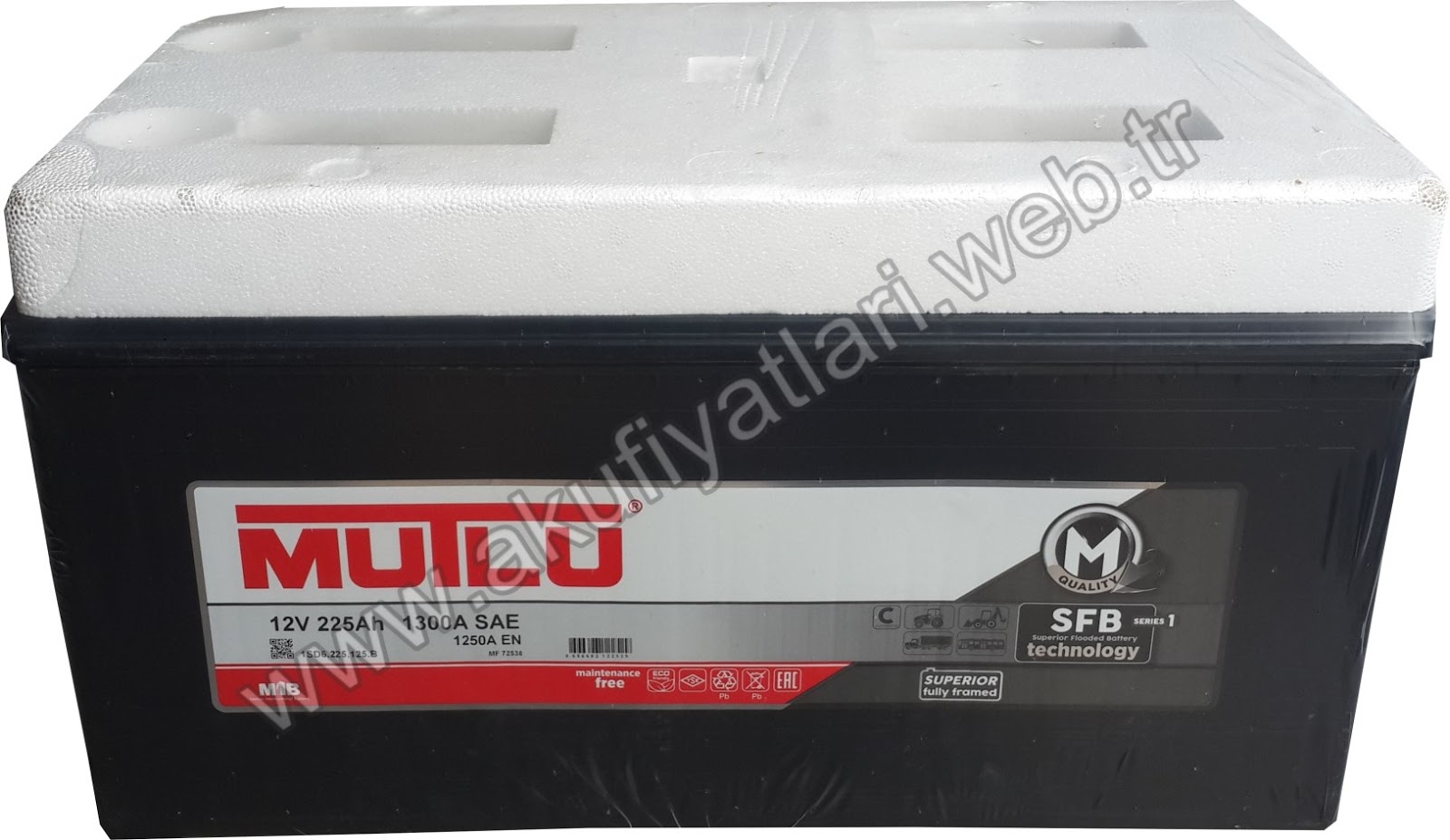 Akü Fiyatları: Mutlu 225 Amper