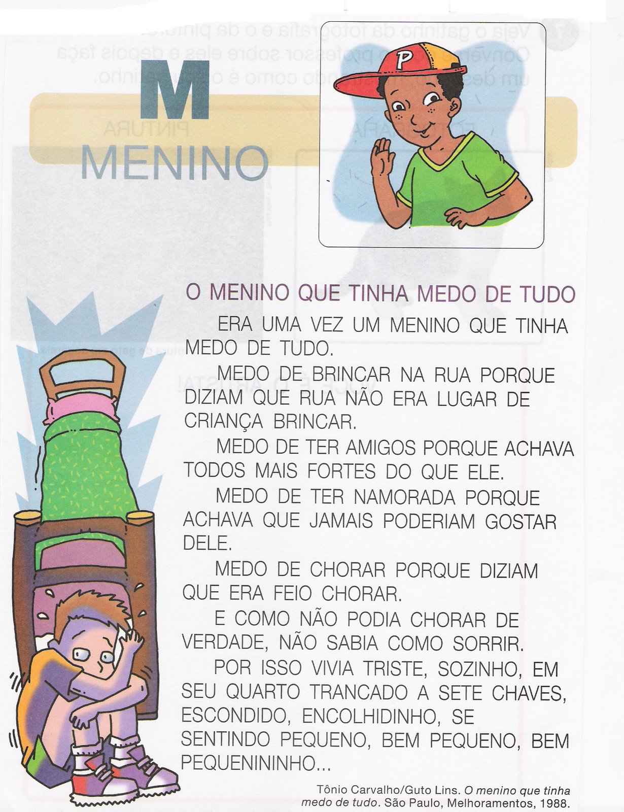 84 textos para alfabetização O texto Um bichinho diferente ensina as ...
