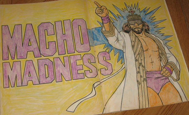 Wwf Ultimate Warrior Coloring Pages