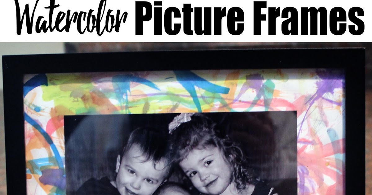 Watercolor Picture Frame Gift