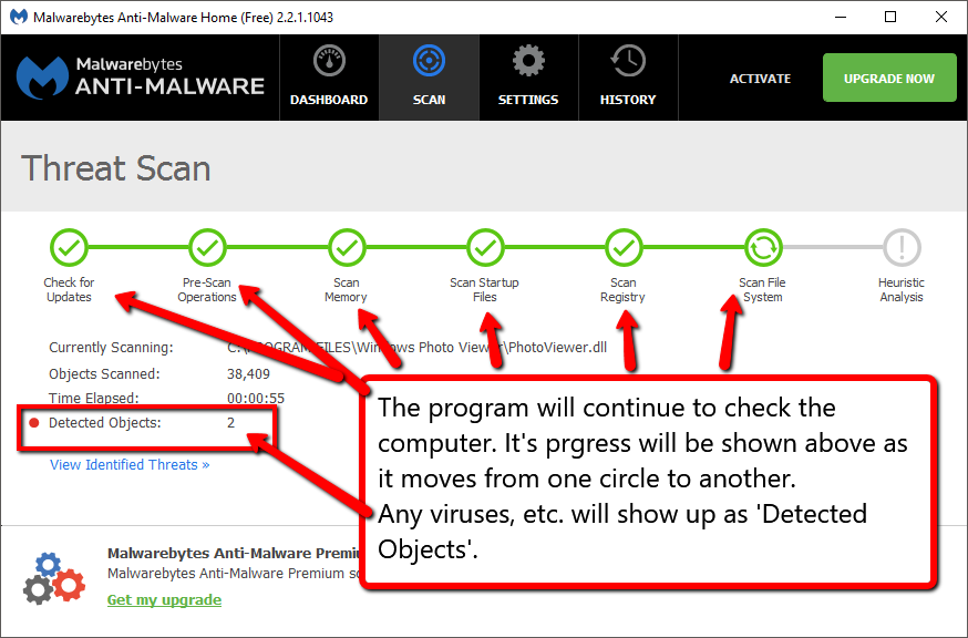 Windows 10 - Running Malwarebytes to check for Viruses - BAYC - Tech ...