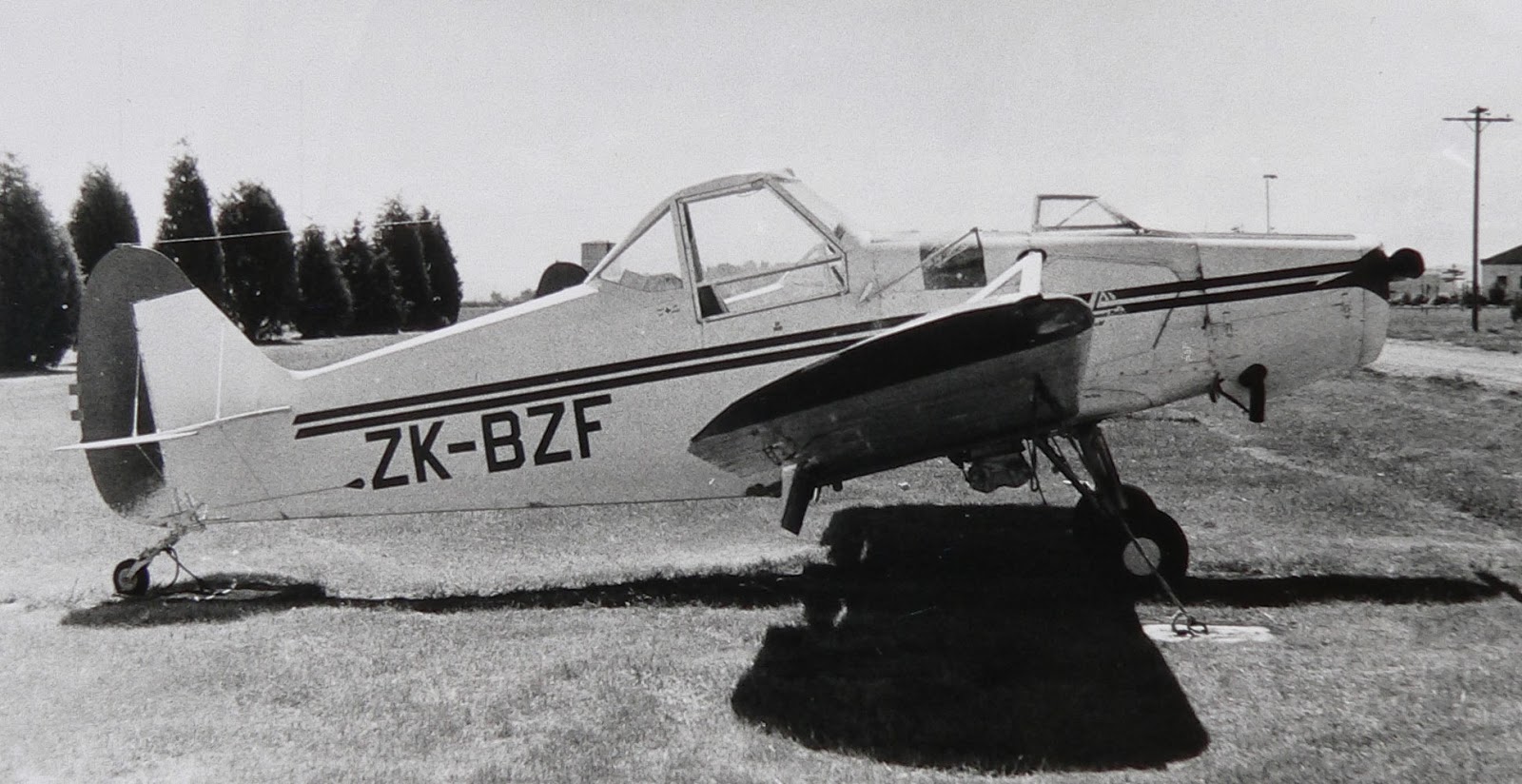 NZ Civil Aircraft: Pawnee ZK-BZF