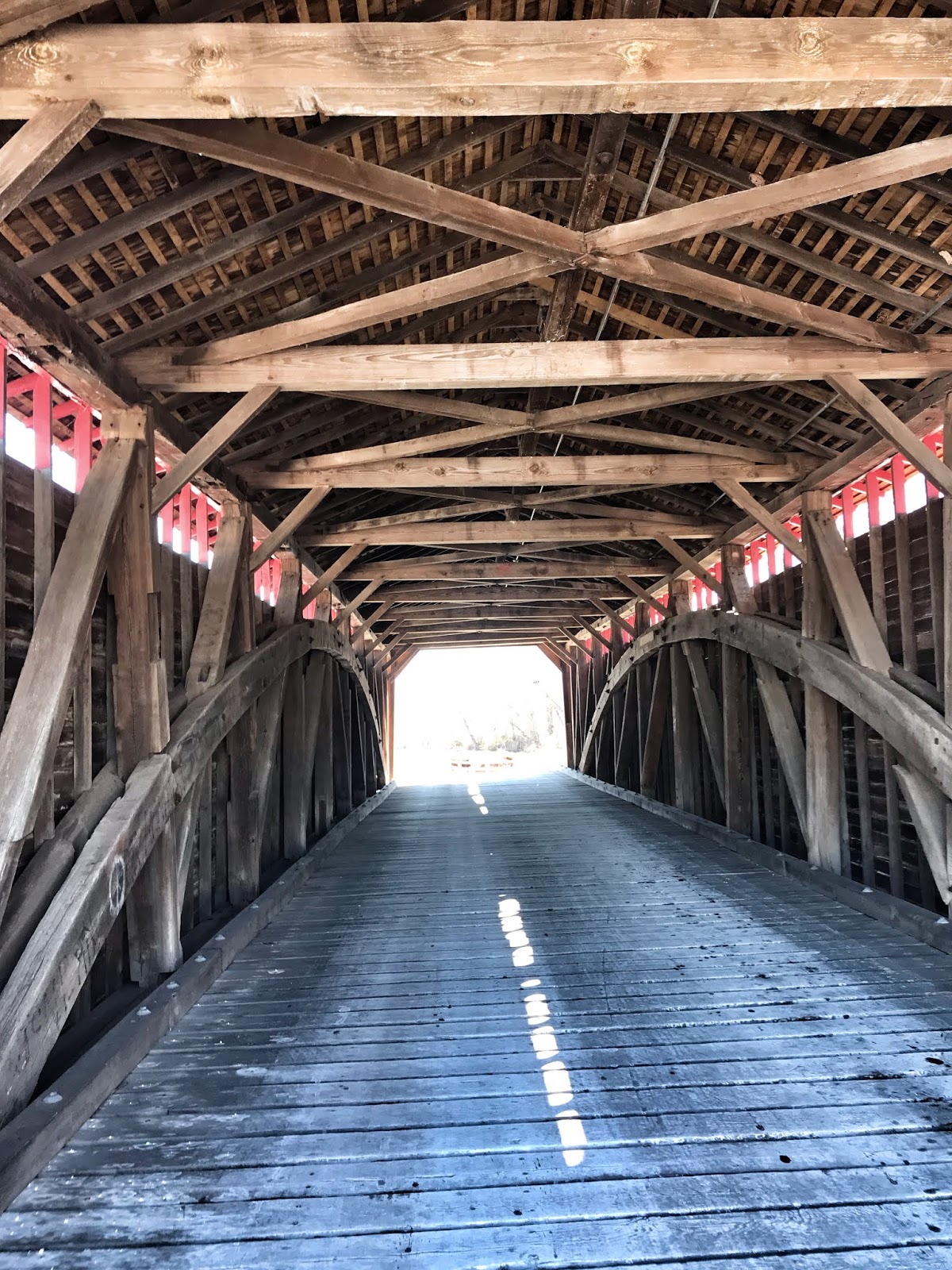 Terrierman's Daily Dose: Covered Bridge Interior Framing