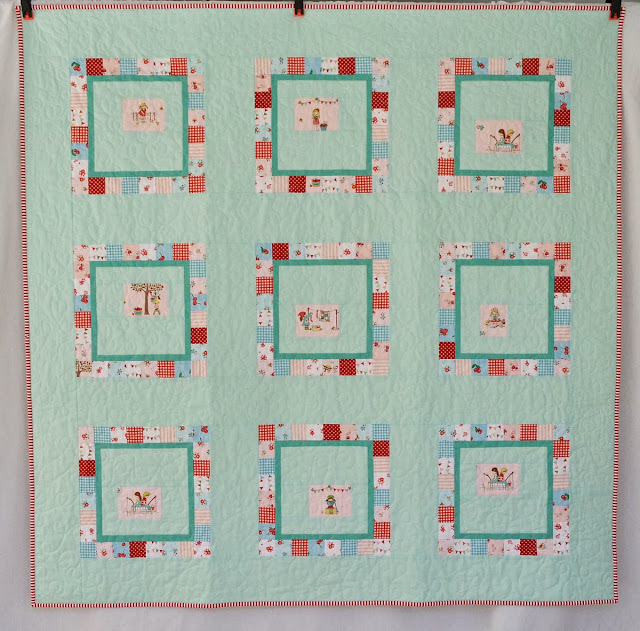 Quilt Story: Patchwork Frames Quilt from The Sewing Chick
