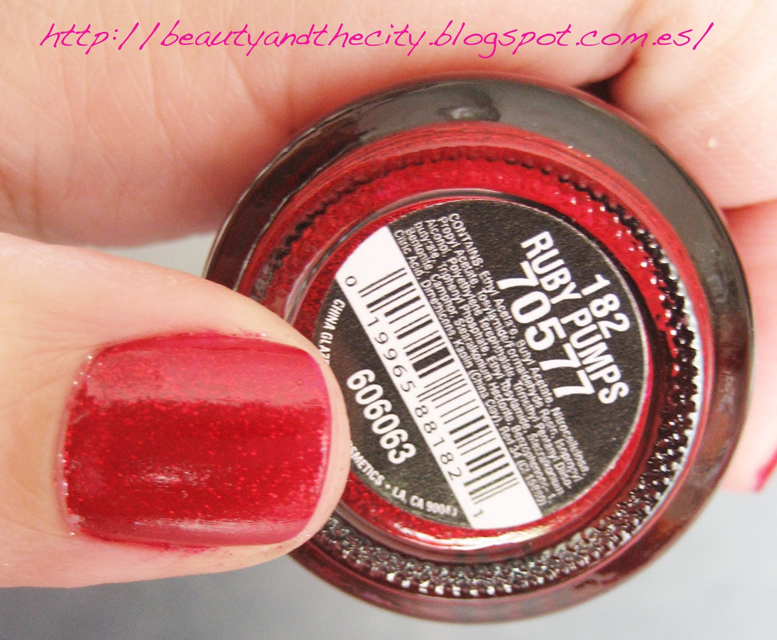 Beauty And The City: China Glaze - Ruby Pumps