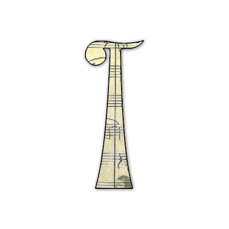 Precioso Alfabeto con Partituras Musicales. - Oh my Alfabetos!