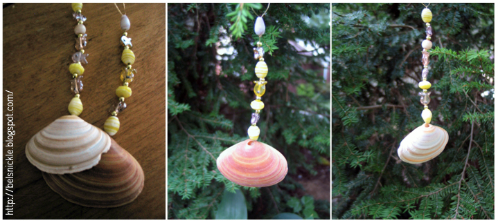 Craft Tear Drop Shaped Chrismons with Shells | Belznickle Blogspot ...