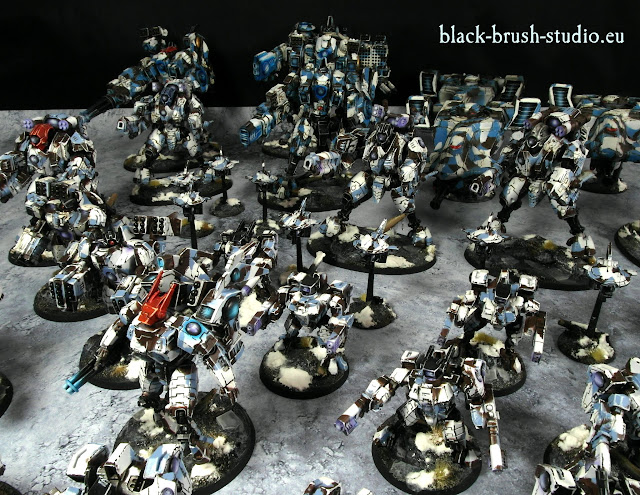 Tau Empire: Army in Winter Camo Scheme