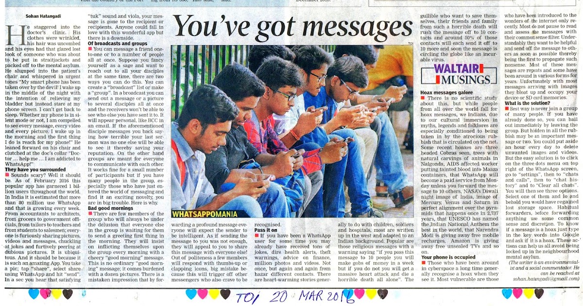 You've got messages