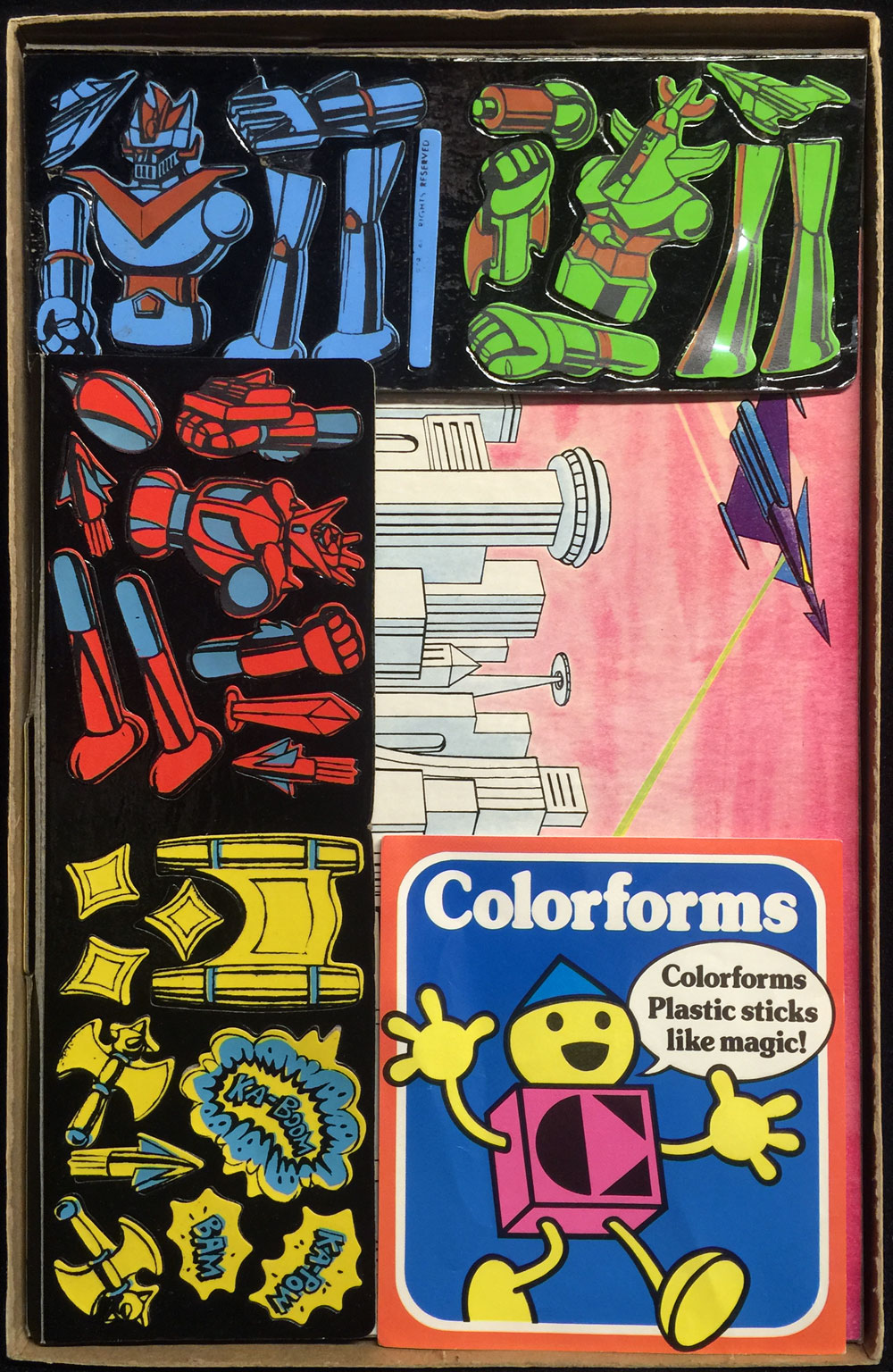 Shogun Warriors Colorforms | Shogun Warriors
