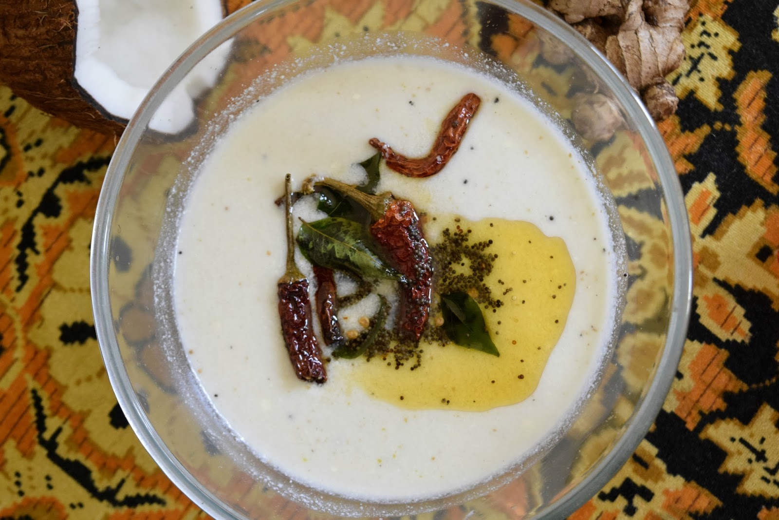 Poorni's Cookbook: Ginger Tambli/Tambuli ~~Recipes from South Canara