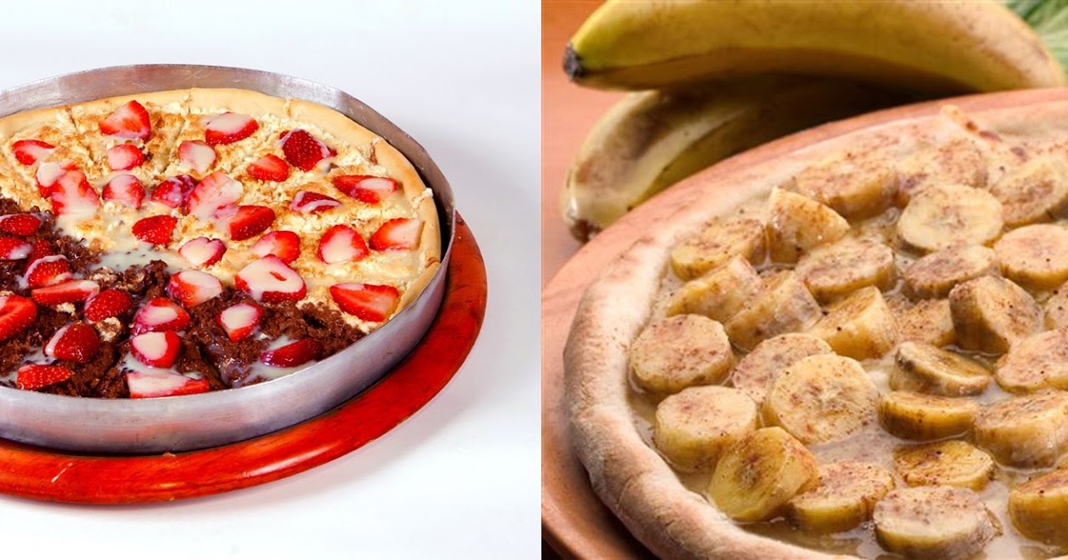 5 pizzas doces com no máximo 3 ingredientes - Amando Cozinhar