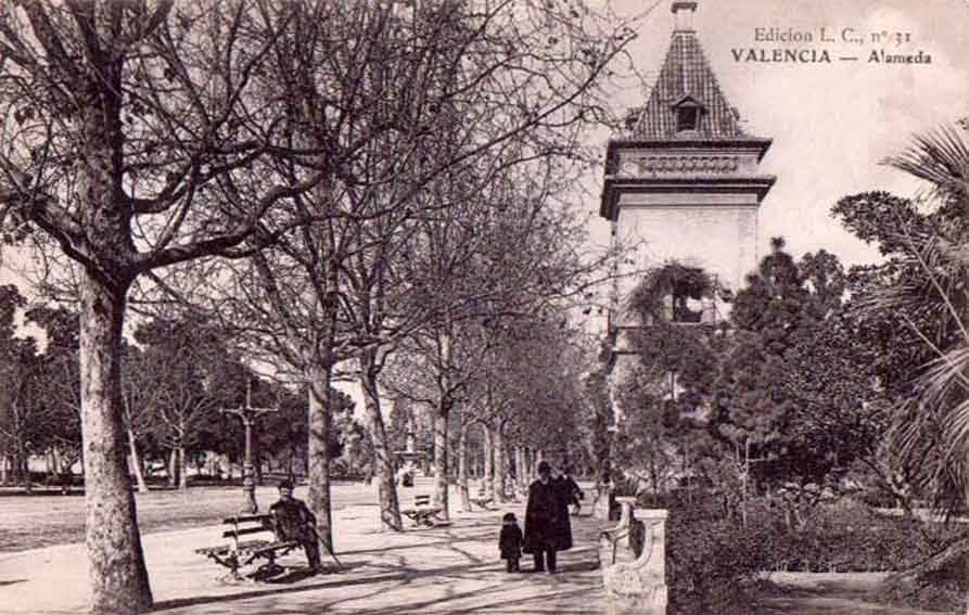 POSTALES DE VALENCIA: ALAMEDA