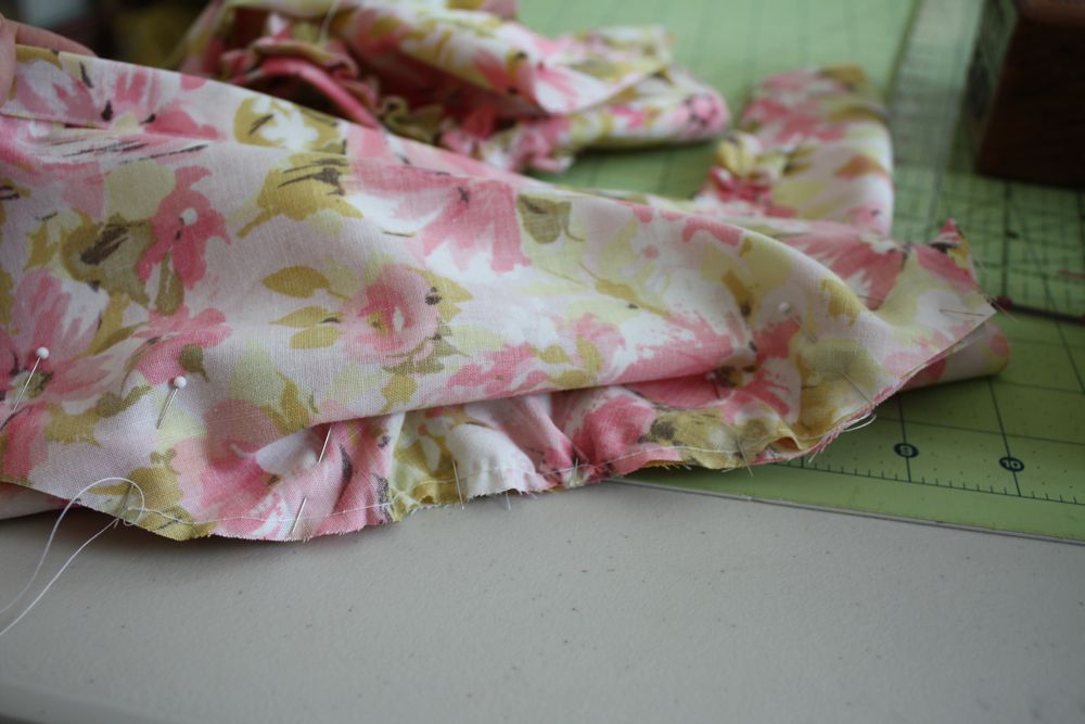 ruffled wrap dress tutorial