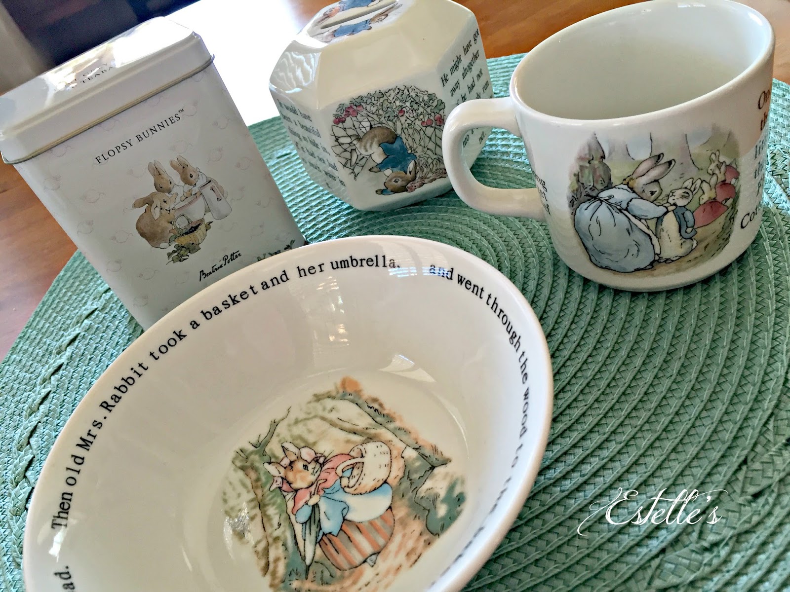 Estelle's: PETER RABBIT TEA COLLECTION...EASTER TREASURES TO CHERISH