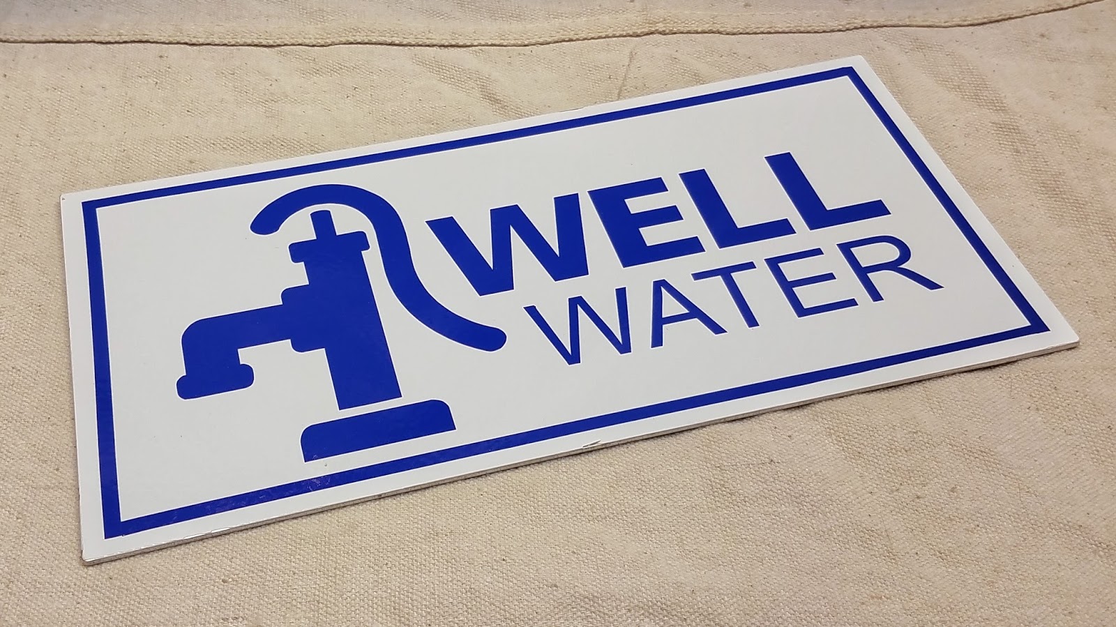 And because it's spring, another well water sign design is added to our ...