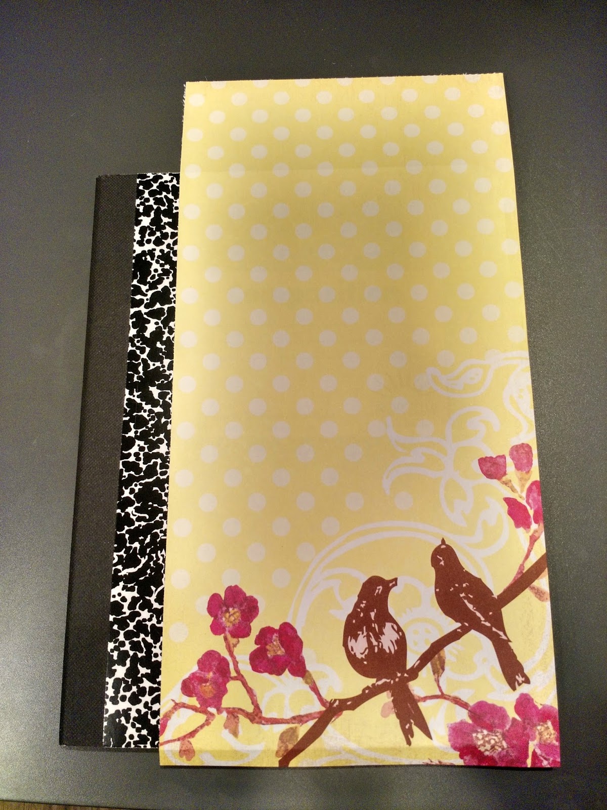 How to Mod Podge a Notebook Cover - Sunshine and Munchkins