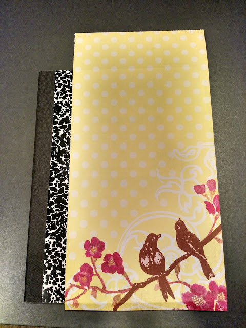 How to Mod Podge a Notebook Cover - Sunshine and Munchkins